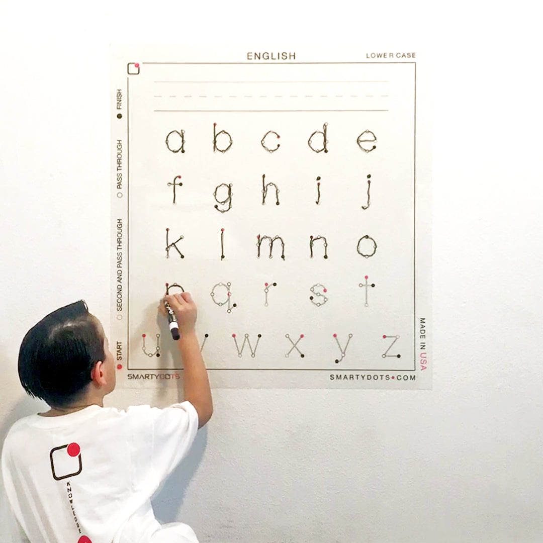 Alphabet | English Lower Case (28x30) | Smarty Dots