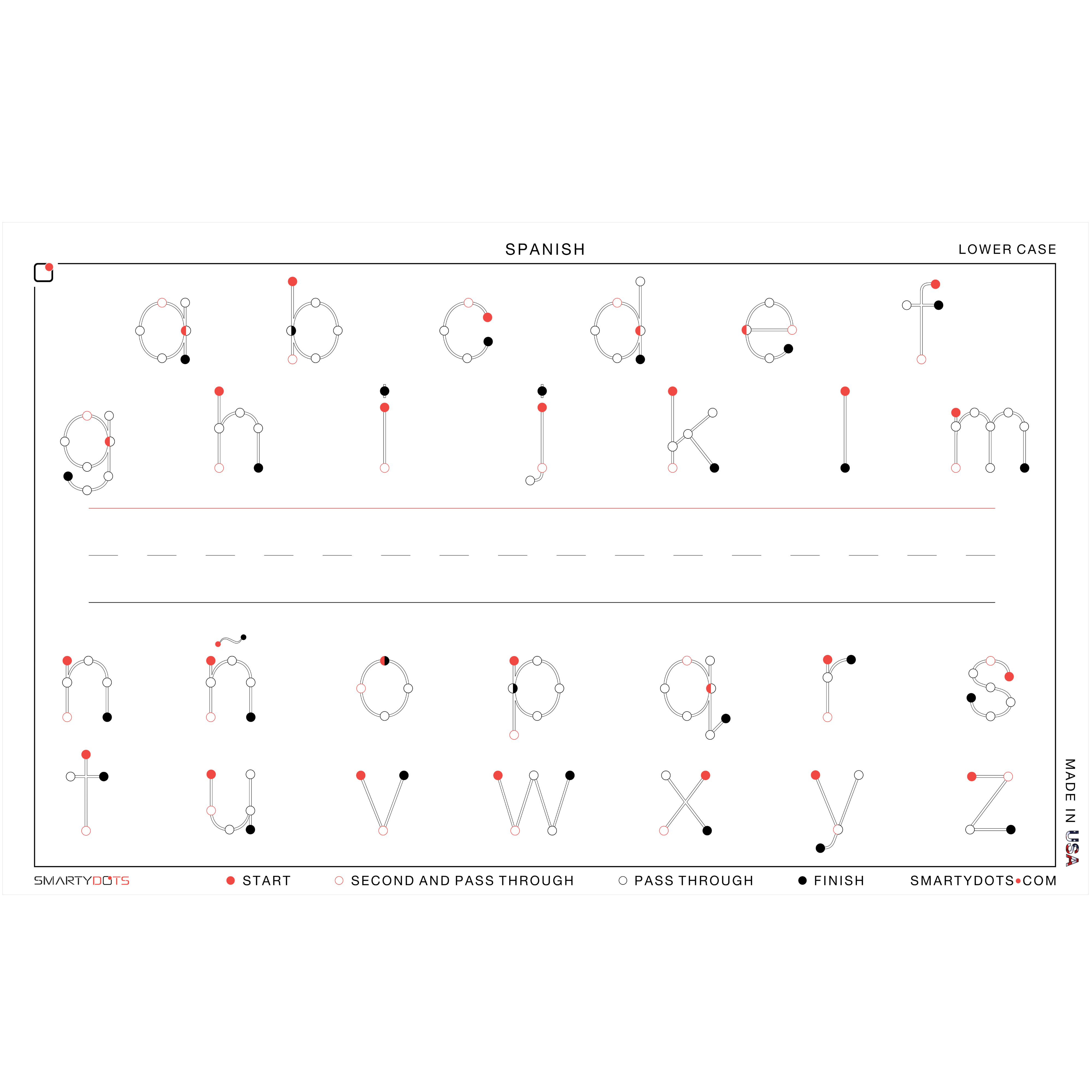 Spanish Alphabet Worksheet