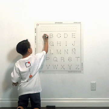 Alphabet | Spanish Upper Case (28x30) | Smarty Dots