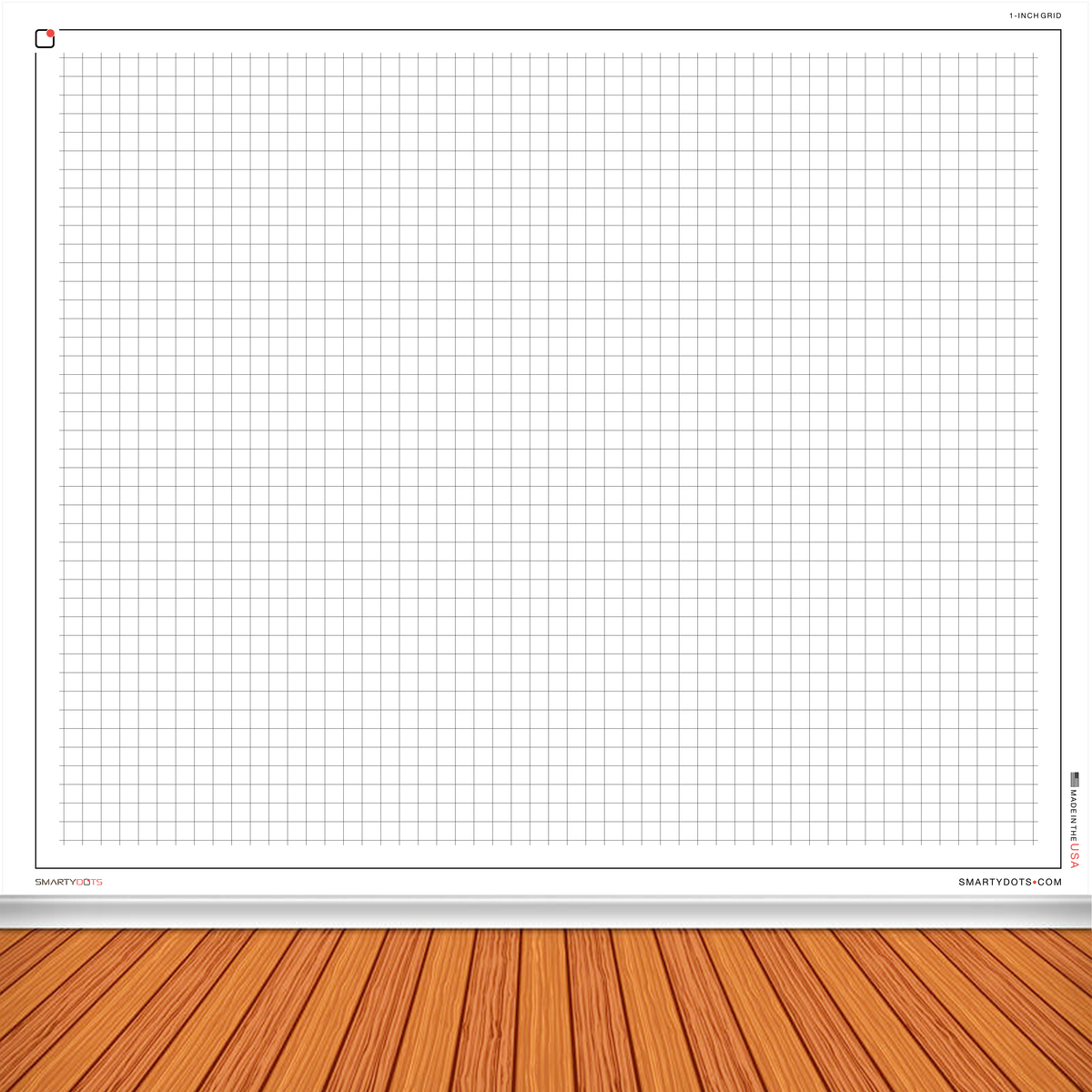 Graph | 1 Inch Grid (58x48) | Smarty Dots